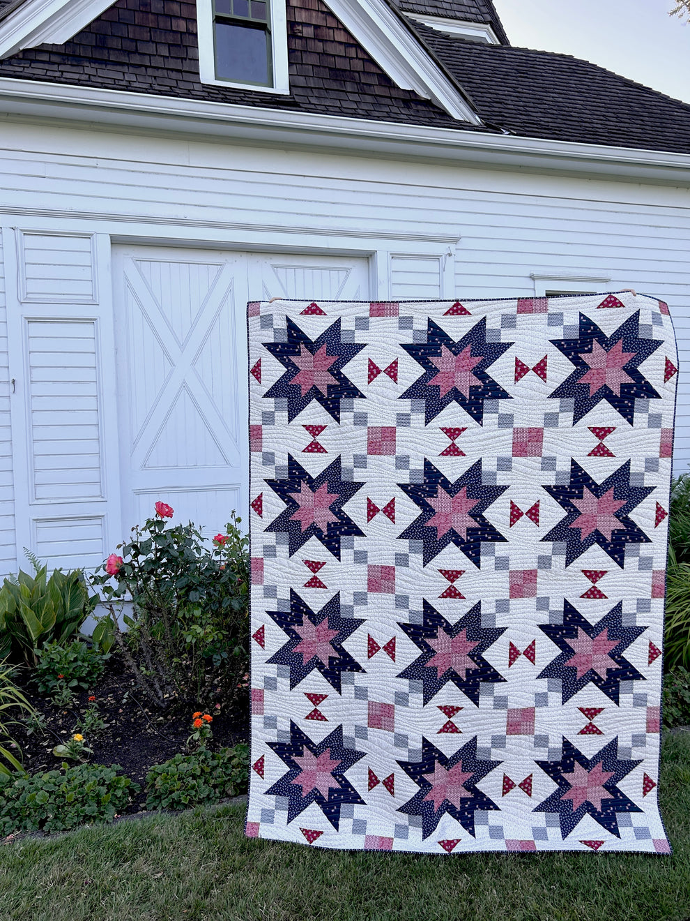 North Star PDF Pattern – White Barn Quilts